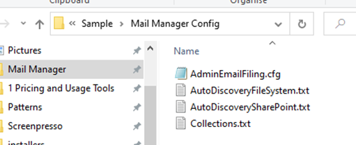 Understanding the Shared Configuration Folder – Ideagen Mail Manager ...